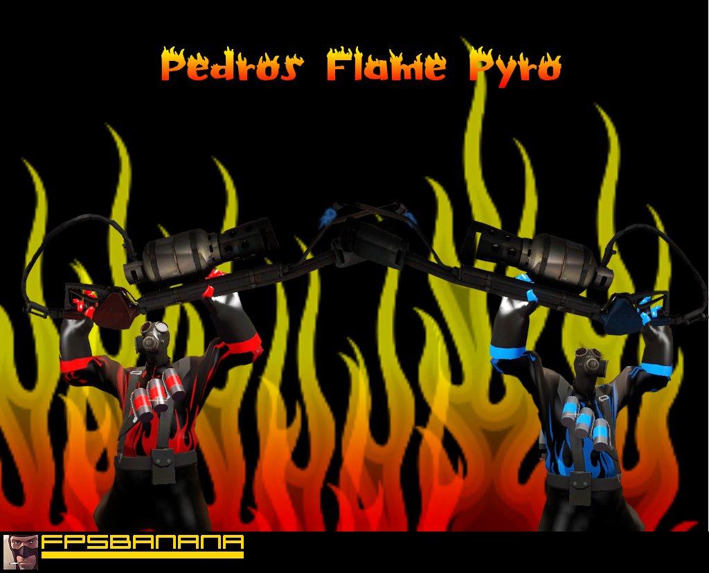 FLAME PYRO!!! [Team Fortress 2] [Mods]