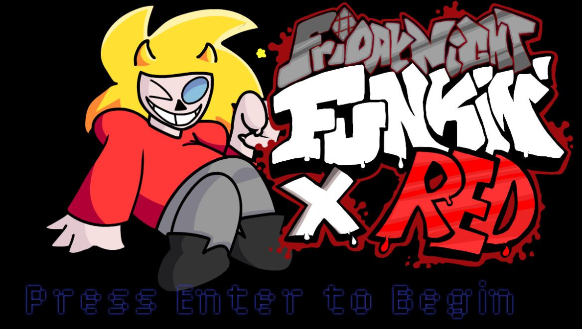 X Red Redrawn [Friday Night Funkin'] [Mods]