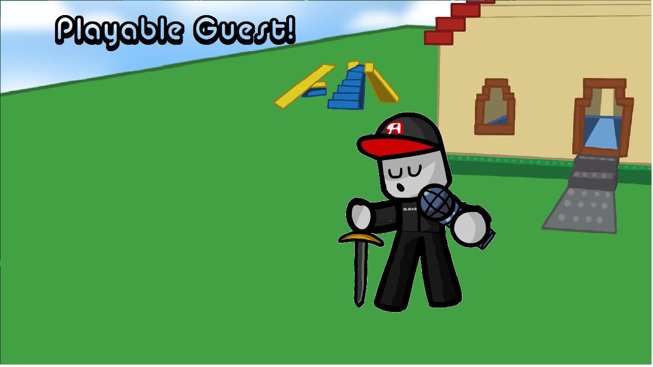 Playable Guest! (Old) [Friday Night Funkin'] [Mods]
