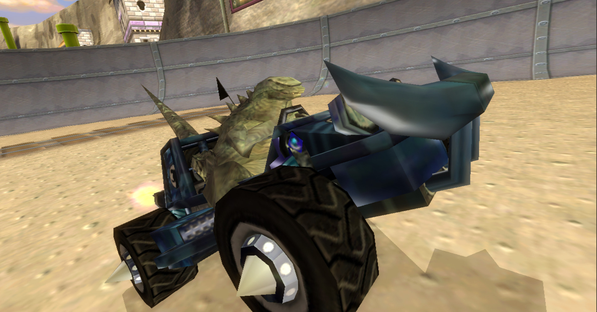 Godzilla over Bowser Mod for Mario Kart Wii | MKWii Mods