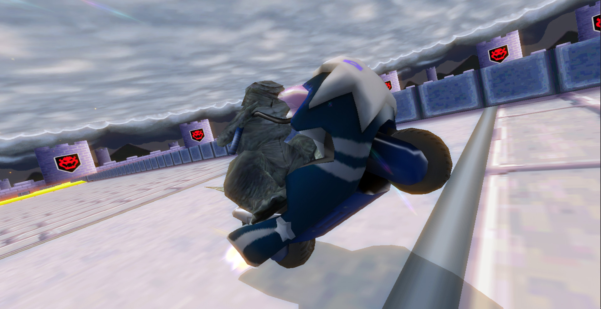 Godzilla over Bowser Mod for Mario Kart Wii | MKWii Mods