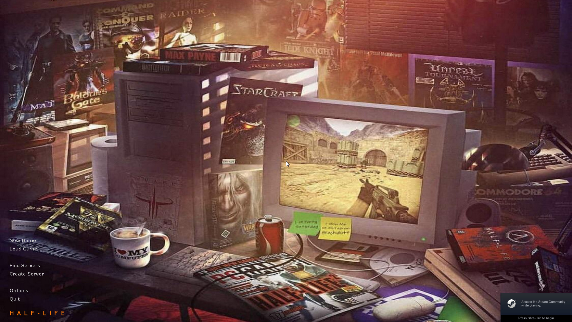 Half-Life Nostalgia Background [Half-Life] [Mods]