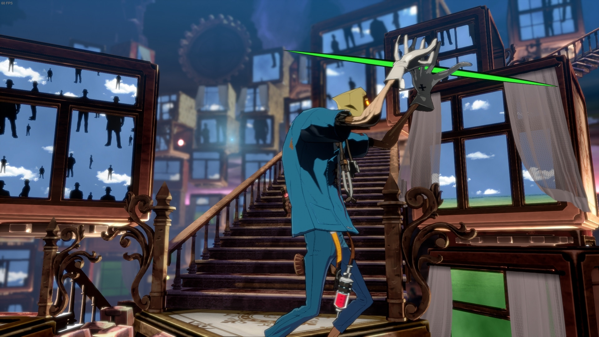 Faust Grab Portal Greenscreen Mod for GUILTY GEAR -STRIVE- | GGST Mods
