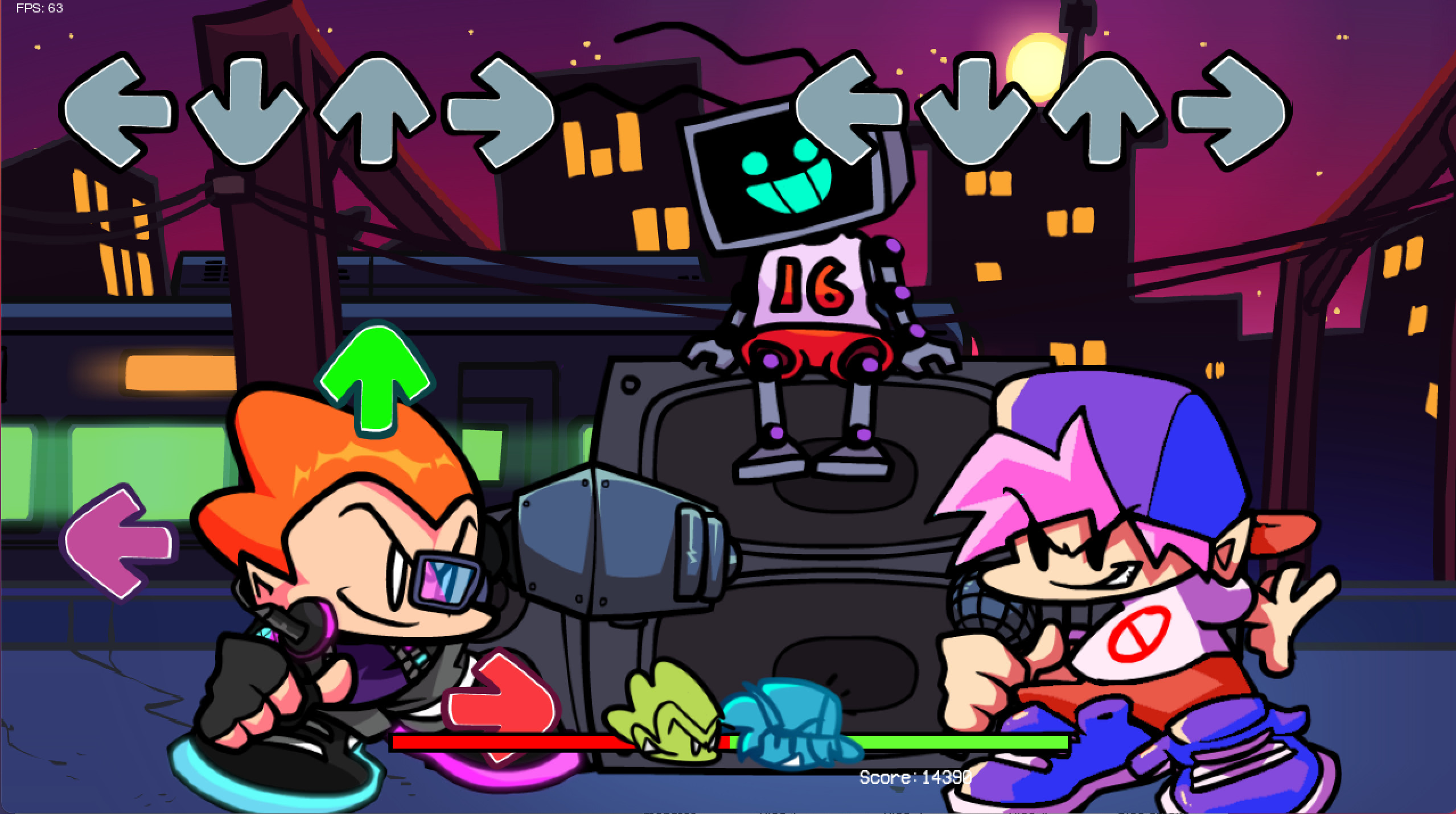 Neo Pico With Orange Hair Mod for Friday Night Funkin' | FNF Mods