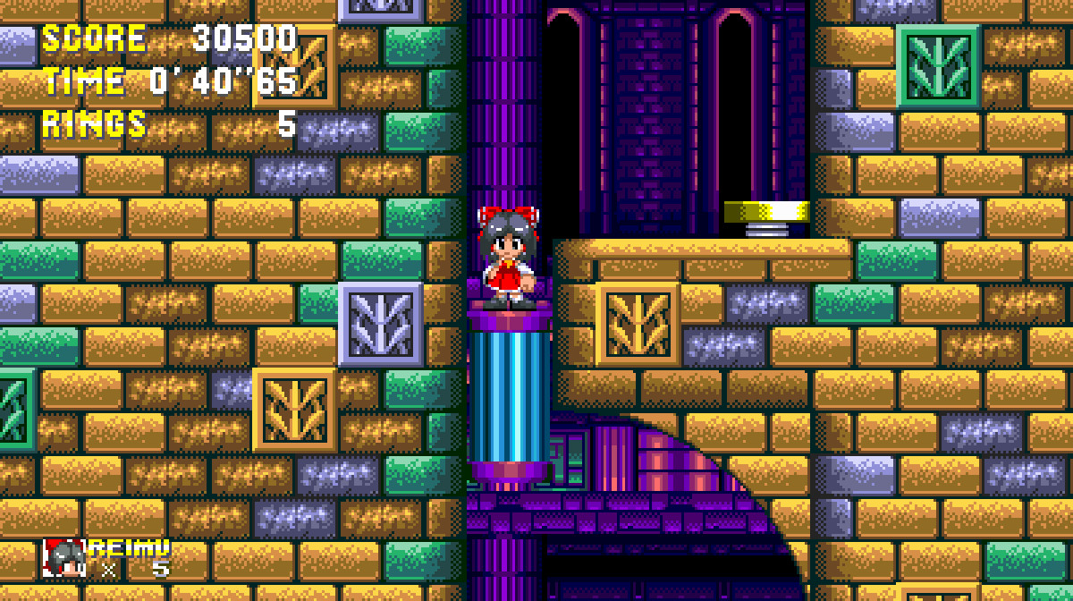 Reimu over Sonic Mod for Sonic 3 A.I.R. | S3AIR Mods