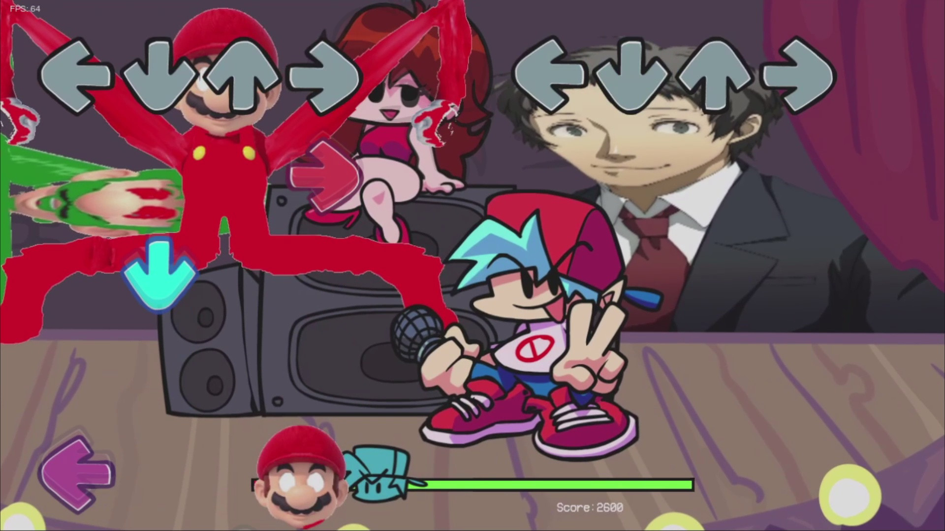 Demonic Mario In Friday Night Funkin [Friday Night Funkin'] [Mods]