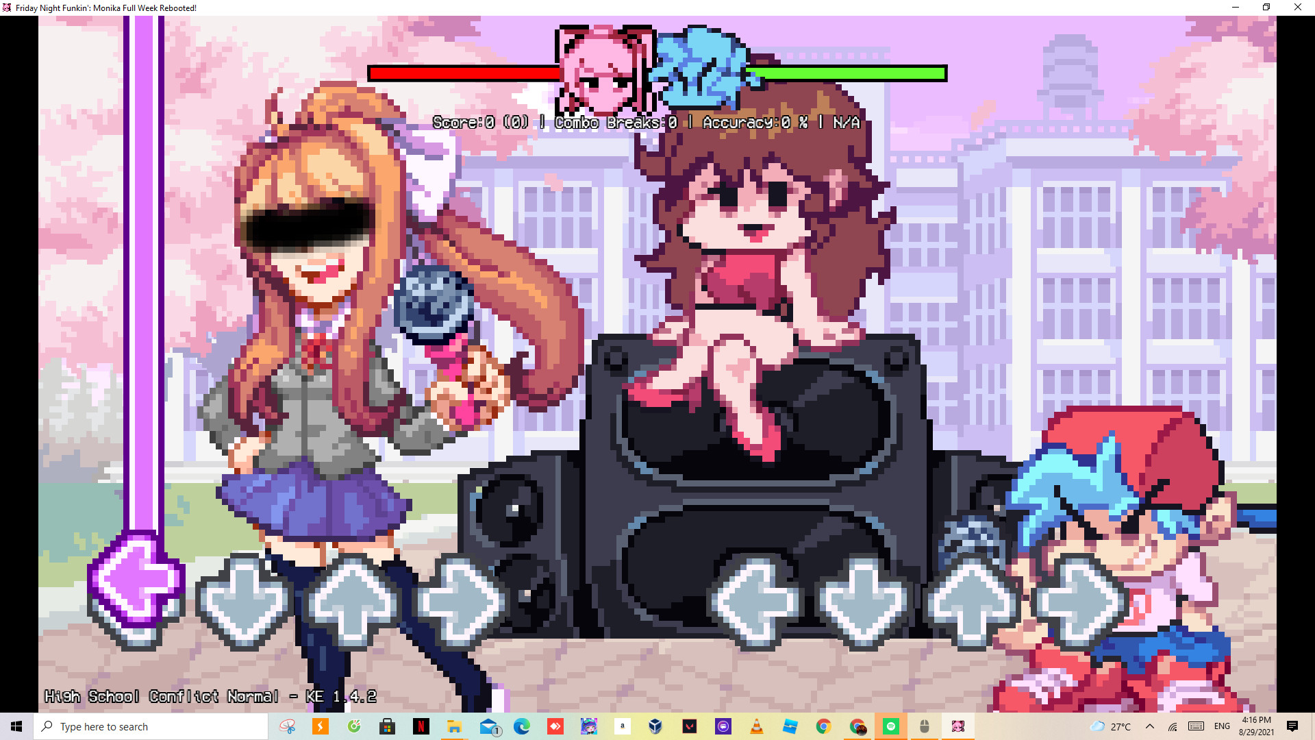 Monika Week Censored Full W! [Friday Night Funkin'] [Mods]