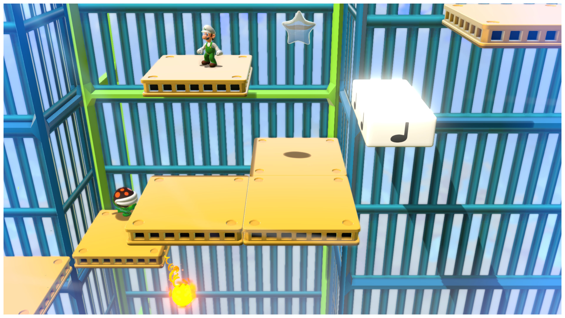 SM3DL Special 2-1 (Sky Lift Garden) in SM3DW Mod for Super Mario 3D ...
