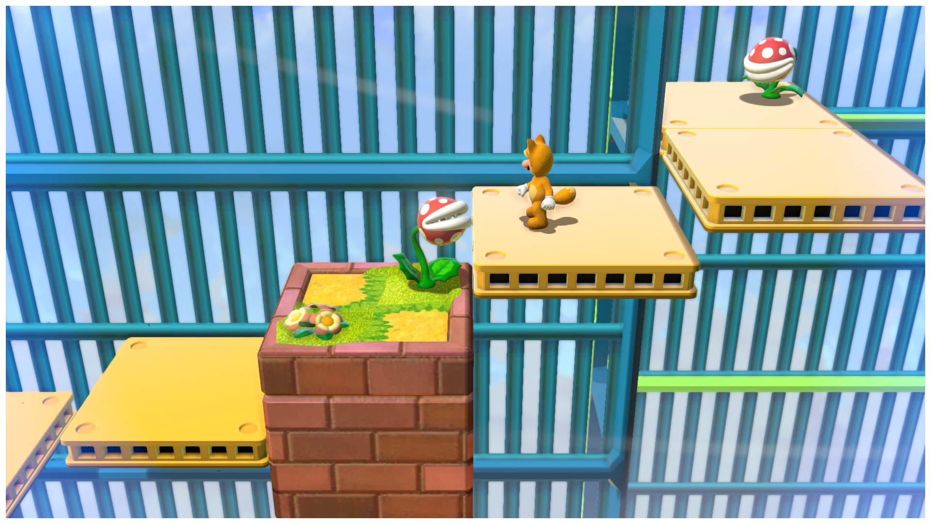 SM3DL Special 2-1 (Sky Lift Garden) in SM3DW Mod for Super Mario 3D ...