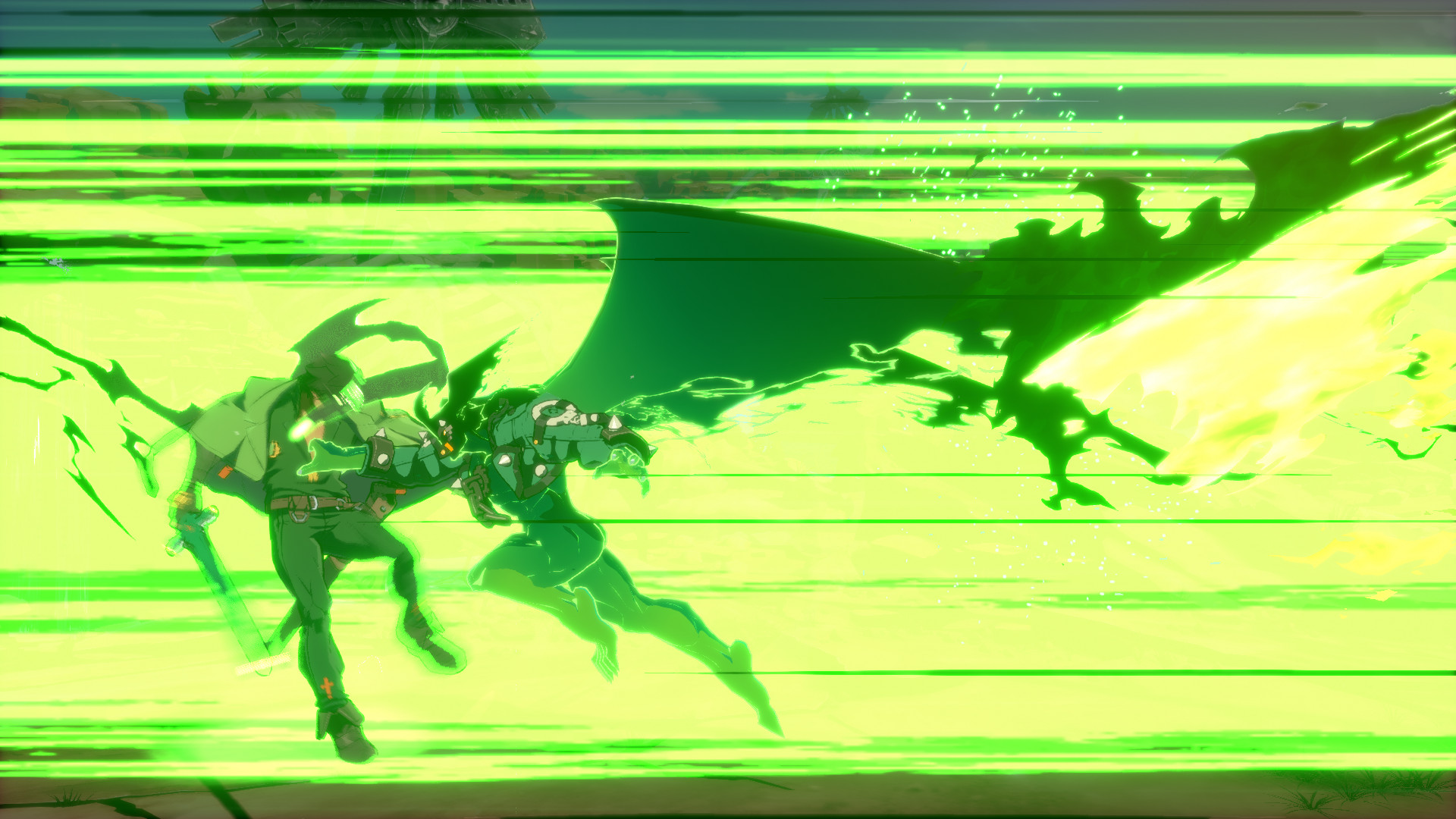 Sol Green Fire Mod for GUILTY GEAR -STRIVE- | GGST Mods