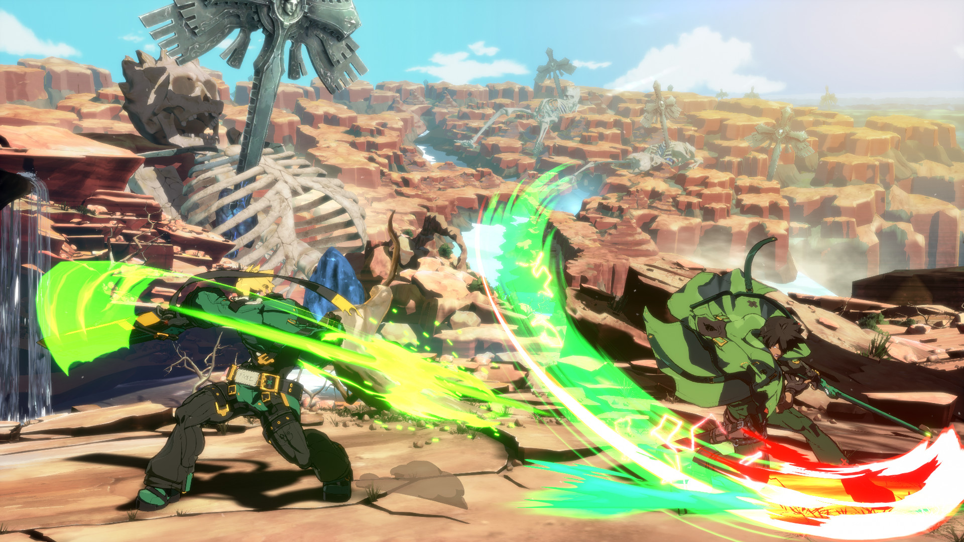 Sol Green Fire Mod for GUILTY GEAR -STRIVE- | GGST Mods