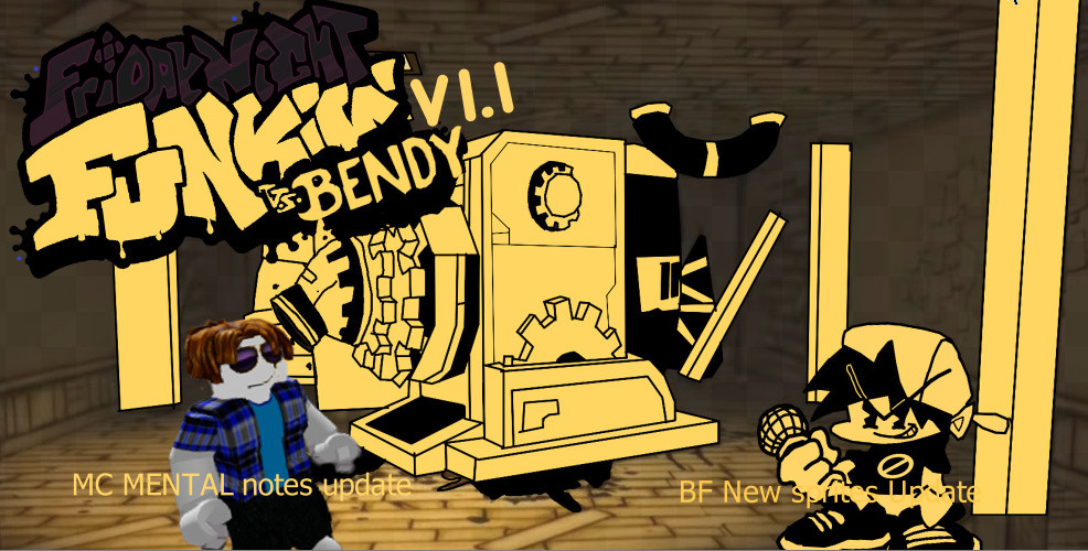 FNF Vs Bendy Mod for Friday Night Funkin' | FNF Mods