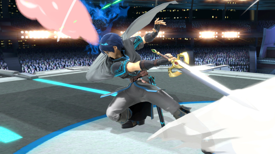 Blue Neon Marth Mod for Super Smash Bros. Ultimate | SSBU Mods