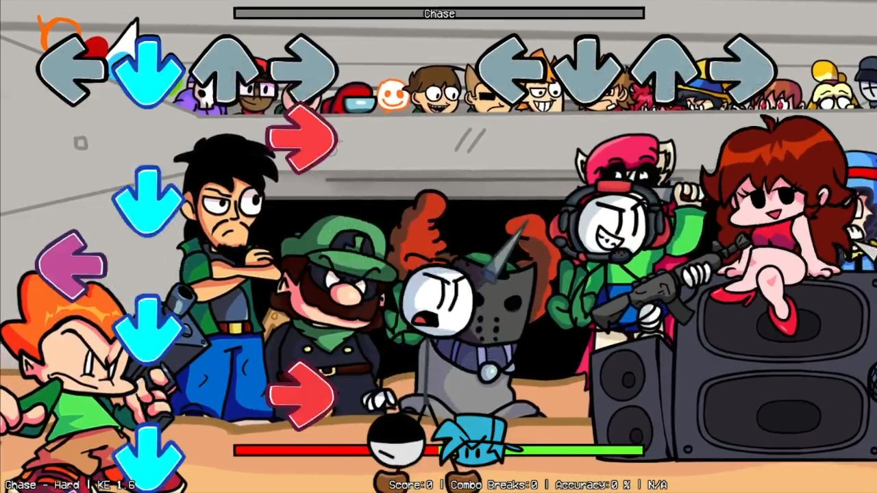 V.S. Henry Stickmin on Kade Engine Mod for Friday Night Funkin' | FNF Mods