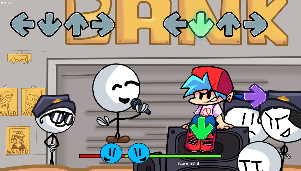 Fun-Sized Henry Stickmin Mod for Friday Night Funkin' | FNF Mods