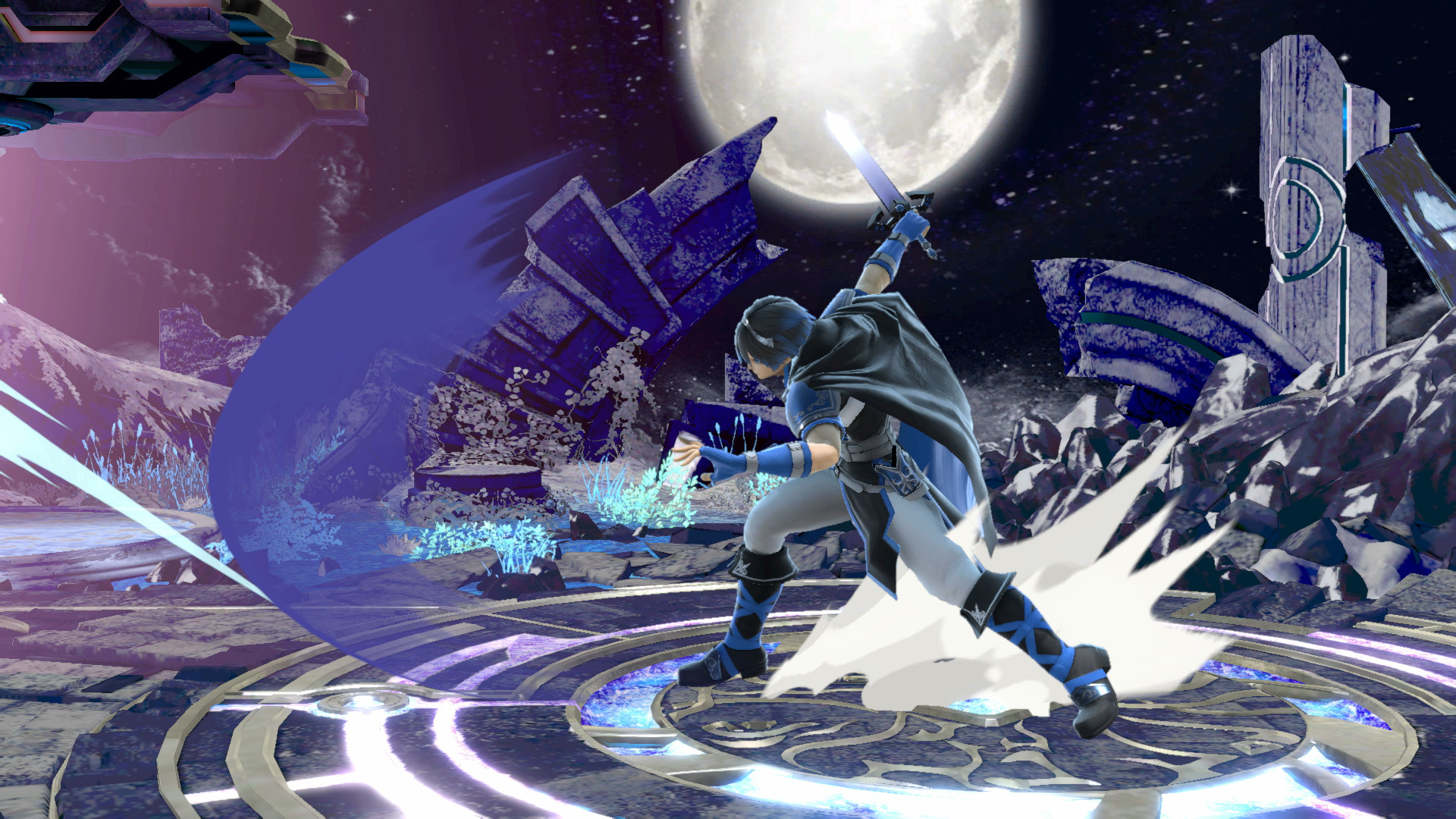 Black and Blue Marth Mod for Super Smash Bros. Ultimate | SSBU Mods