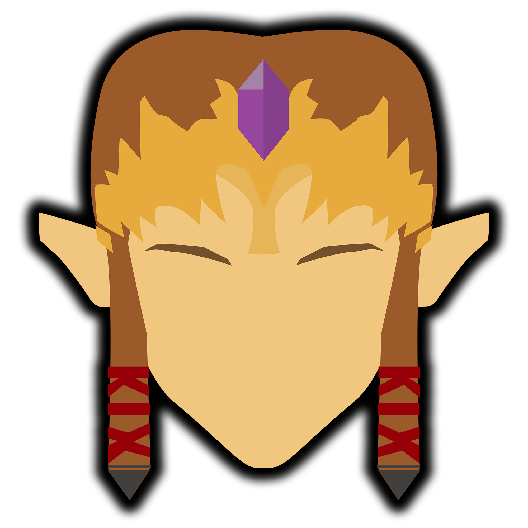 Twilight Princess Zelda Stock icons [Super Smash Bros. Ultimate] [Mods]