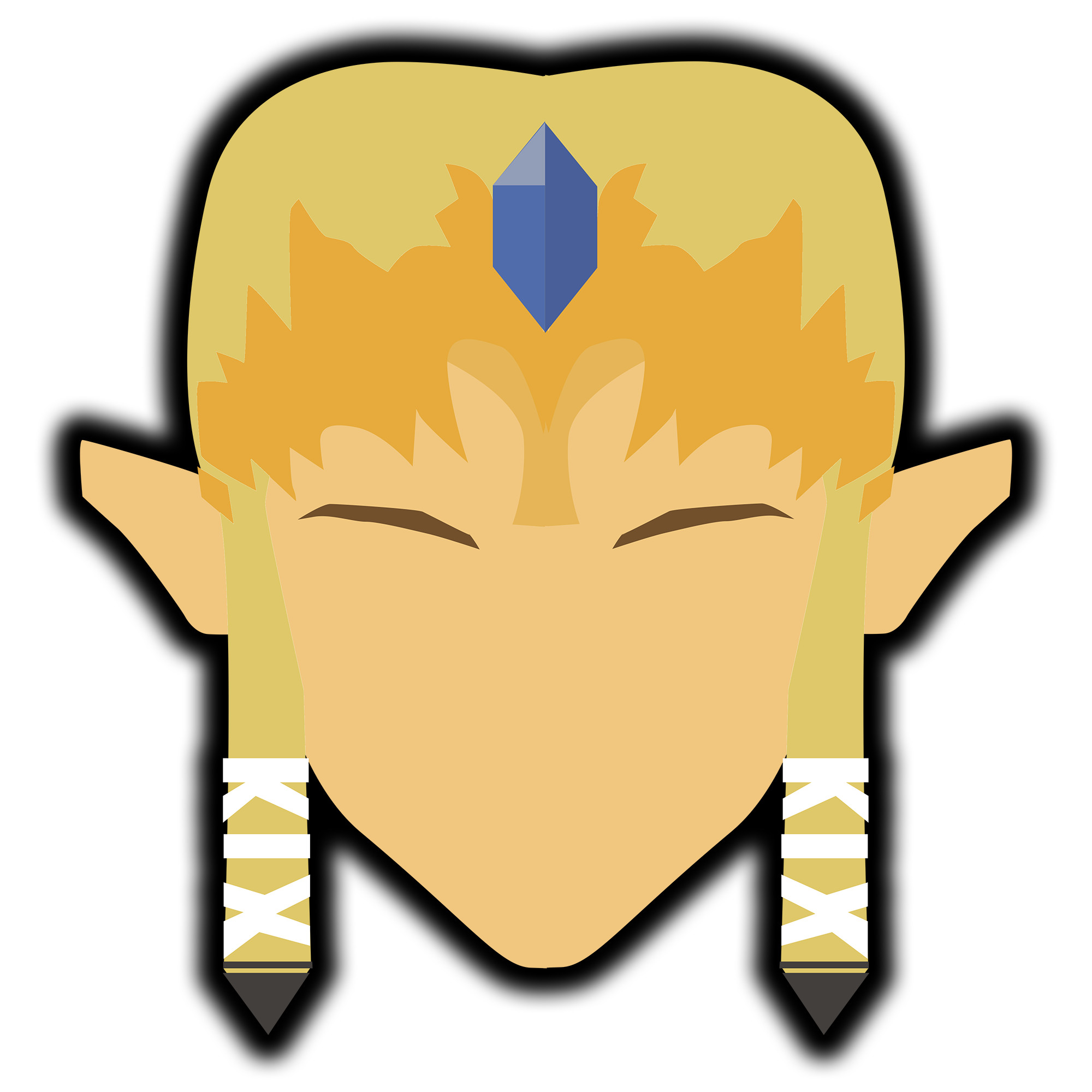 Twilight Princess Zelda Stock icons [Super Smash Bros. Ultimate] [Mods]