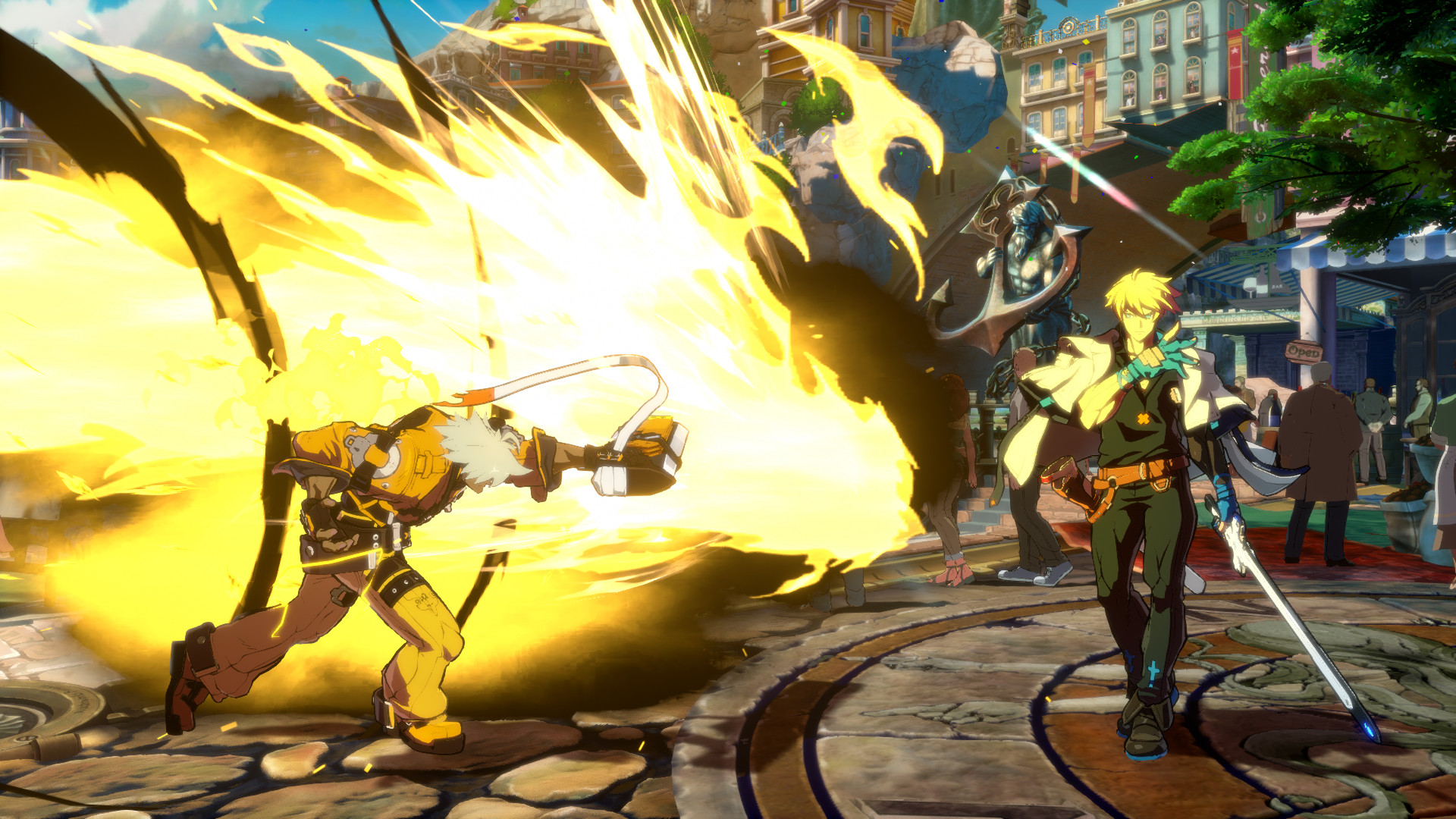 Sol Yellow Fire Mod for GUILTY GEAR -STRIVE- | GGST Mods