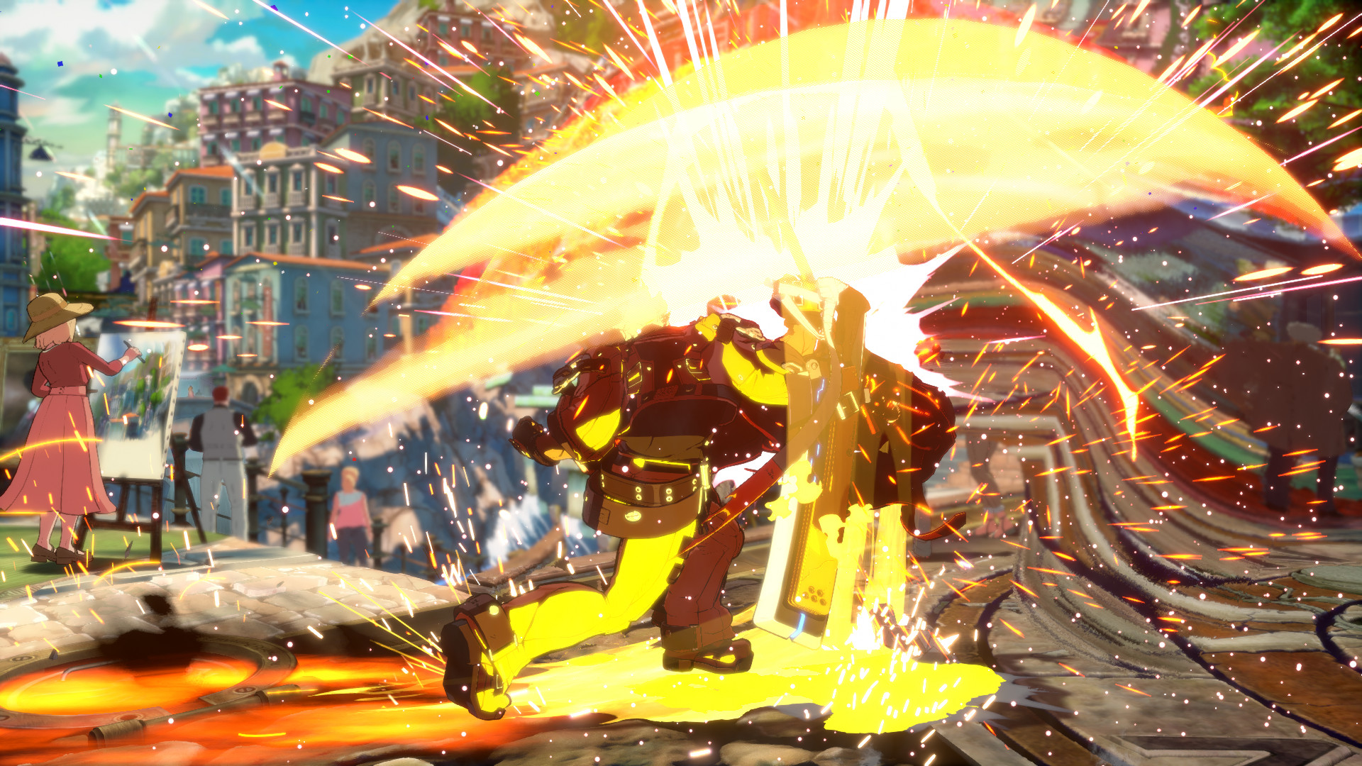 Sol Yellow Fire Mod for GUILTY GEAR -STRIVE- | GGST Mods