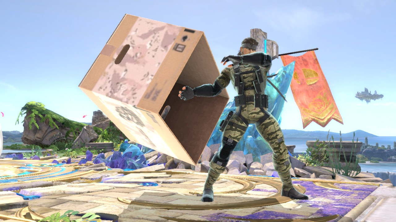 Diamond Dogs Cardboard Box Mod for Super Smash Bros. Ultimate | SSBU Mods