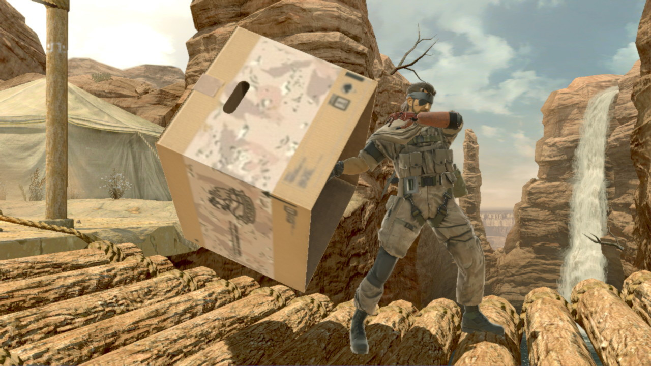 Diamond Dogs Cardboard Box Mod for Super Smash Bros. Ultimate | SSBU Mods