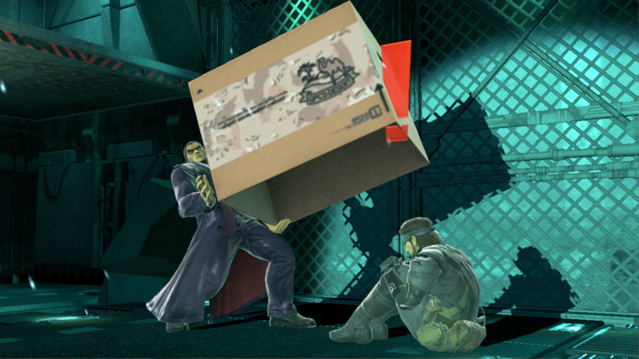 Diamond Dogs Cardboard Box Mod for Super Smash Bros. Ultimate | SSBU Mods