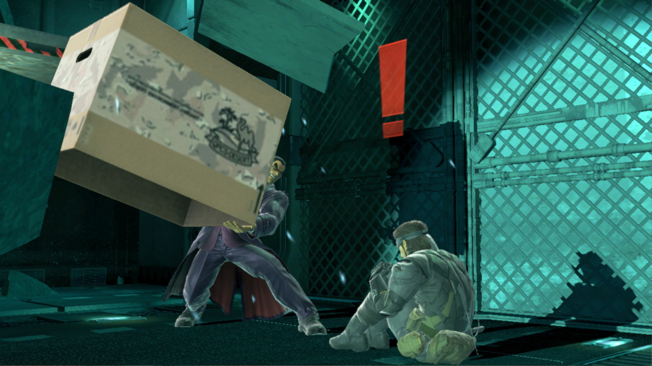 Diamond Dogs Cardboard Box Mod for Super Smash Bros. Ultimate | SSBU Mods