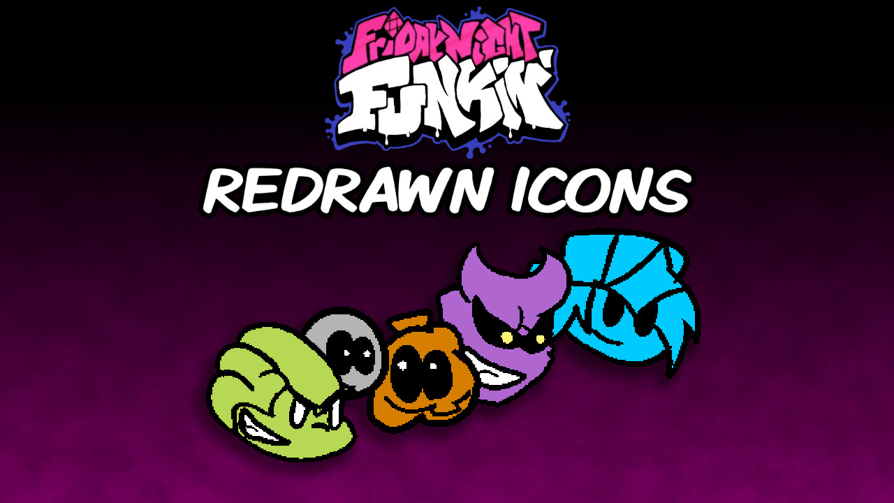 Redrawn Icons! ( + B-side Support! ) Mod for Friday Night Funkin' | FNF ...