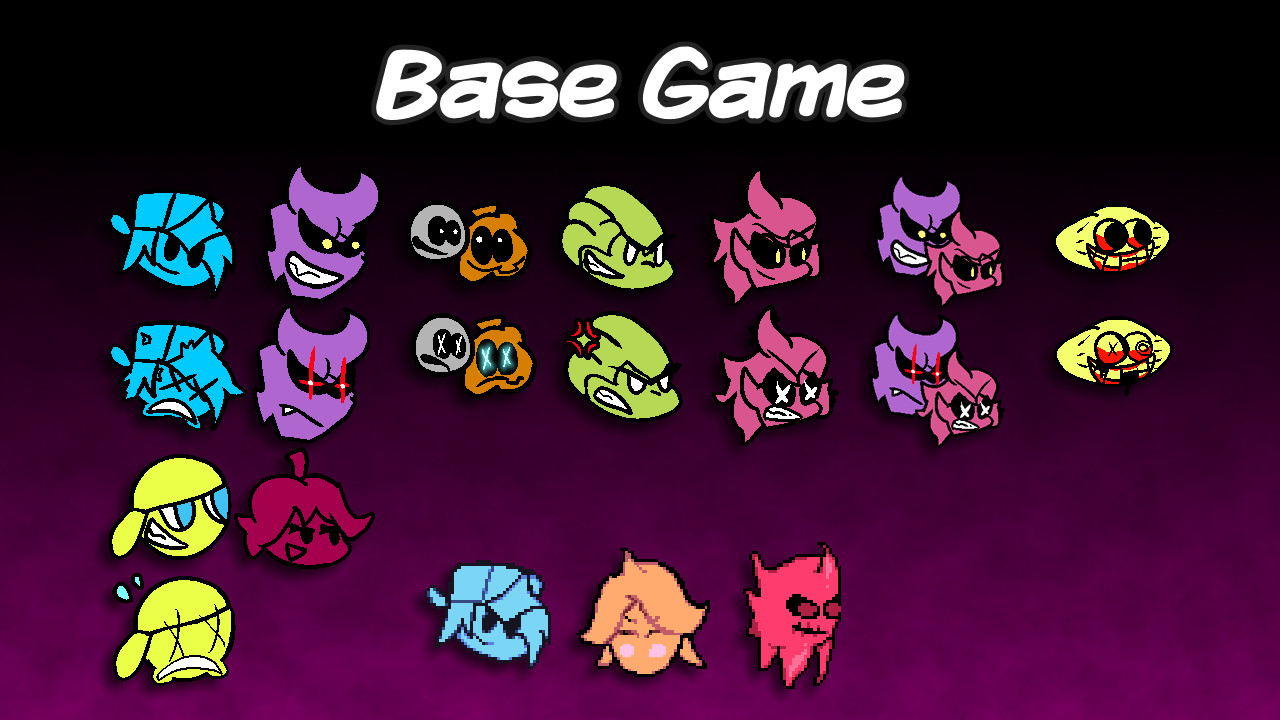 Redrawn Icons! ( + B-side Support! ) Mod for Friday Night Funkin' | FNF ...