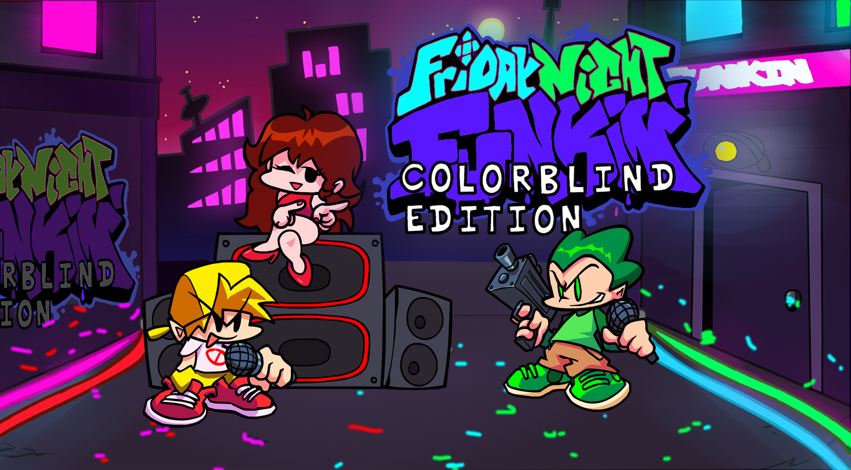 FNF Colorblind Edition 1.2 Colors Update [Friday Night Funkin'] [Mods]