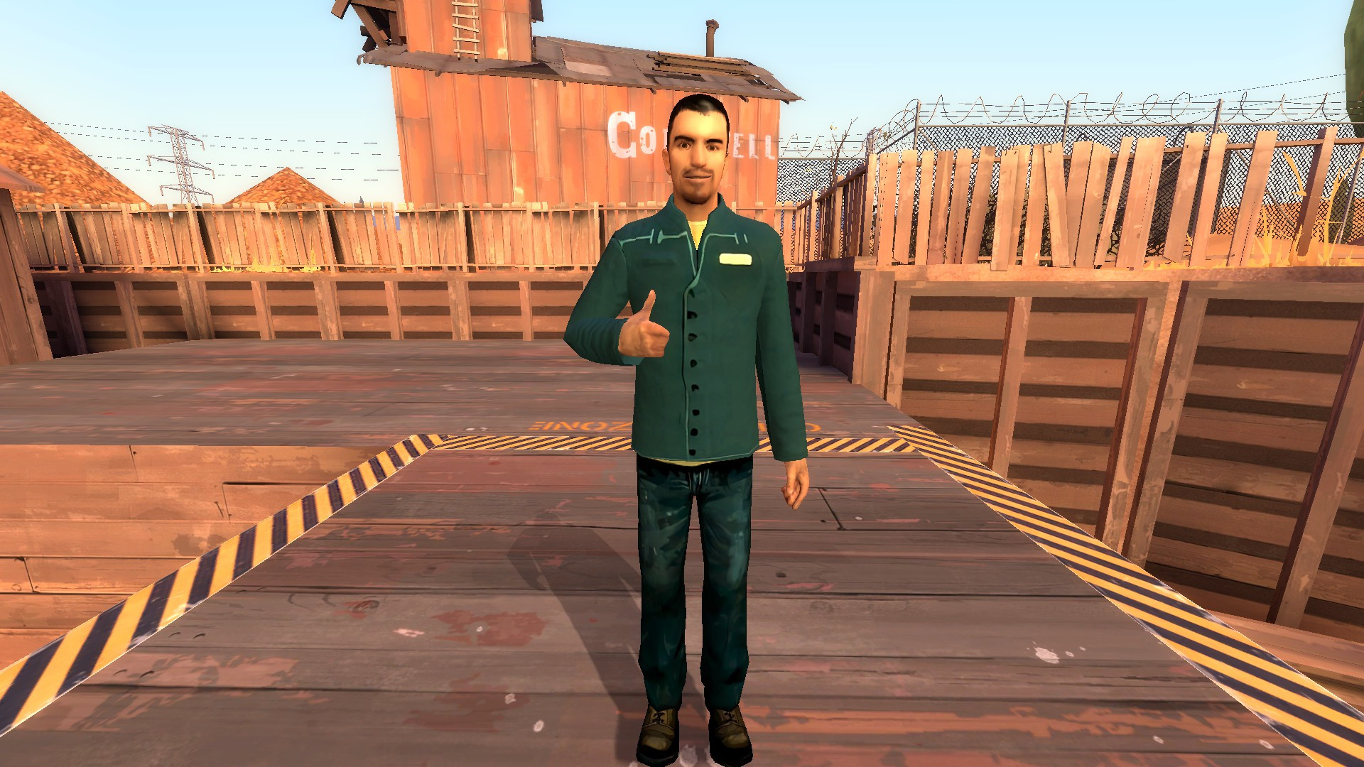 tf2 style textured male07 face Mod for Half-Life 2 | HL2 Mods