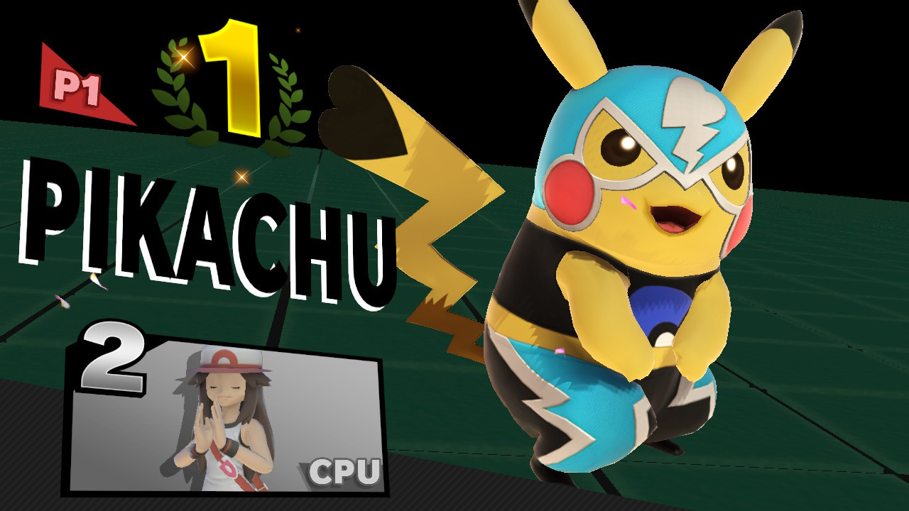 Pikachu Libre Alt Pokken [Super Smash Bros. Ultimate] [Mods]