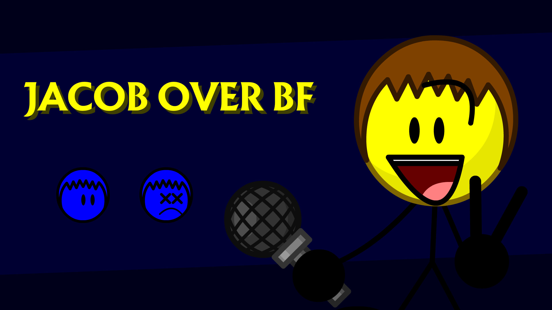 Jacob Over BF Mod for Friday Night Funkin' | FNF Mods