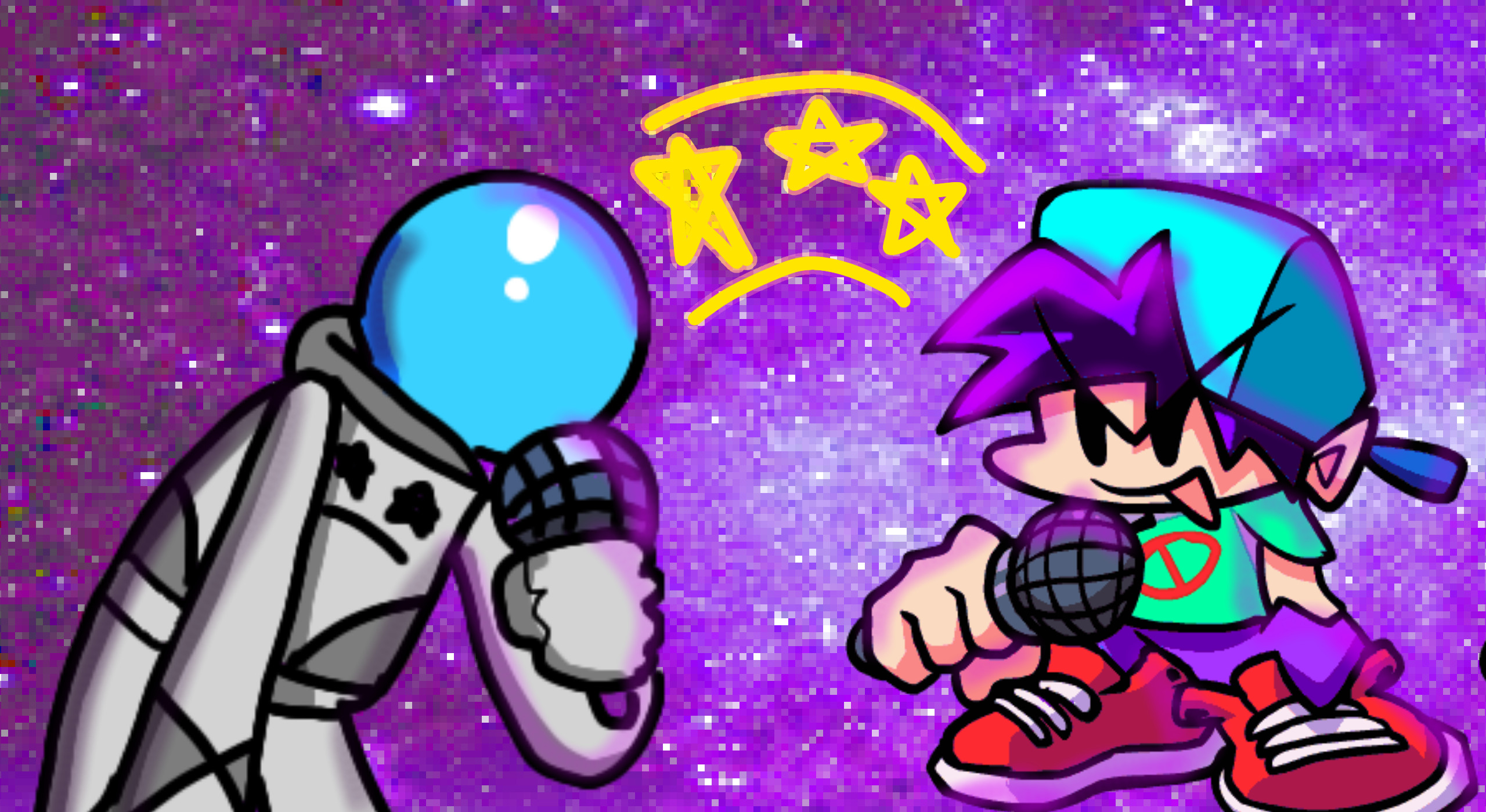 Astro galaxy funky' [Friday Night Funkin'] [Mods]