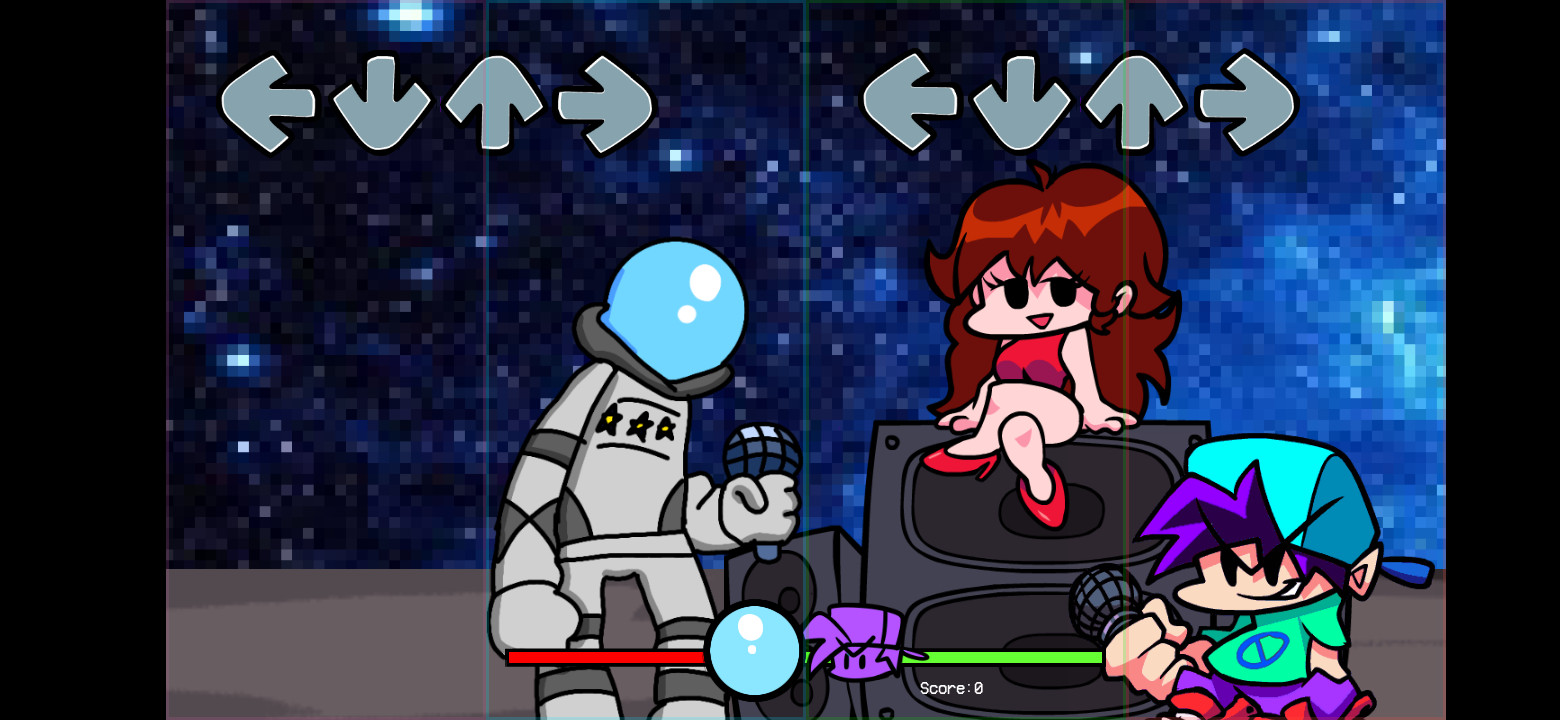 Astro galaxy funky' [Friday Night Funkin'] [Mods]