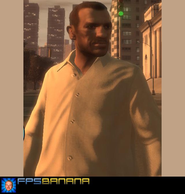 White Dress Shirt Mod for Grand Theft Auto IV | GTA4 Mods