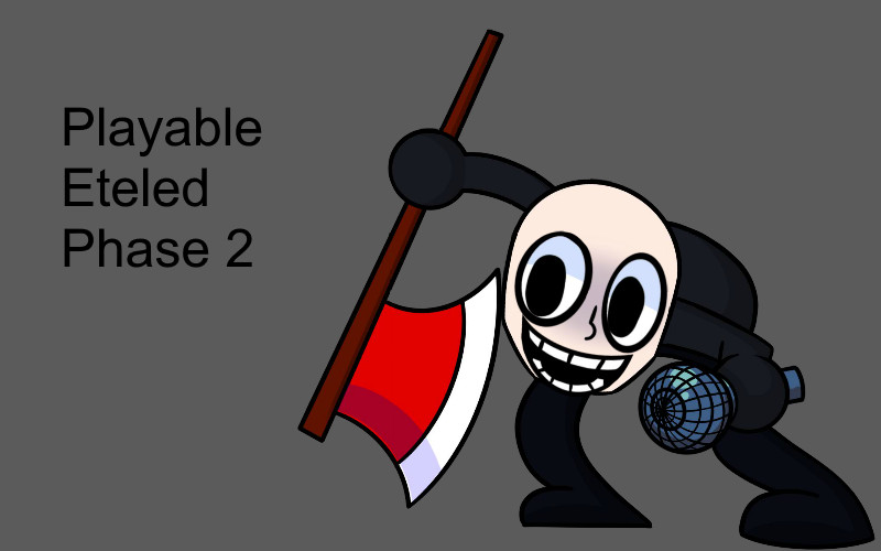 Playable Eteled phase 2 Mod for Friday Night Funkin' | FNF Mods