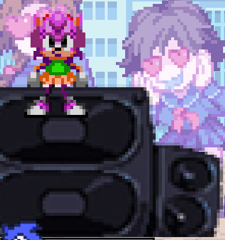 Sonic And Amy Over Week 6 Mod for Friday Night Funkin' | FNF Mods