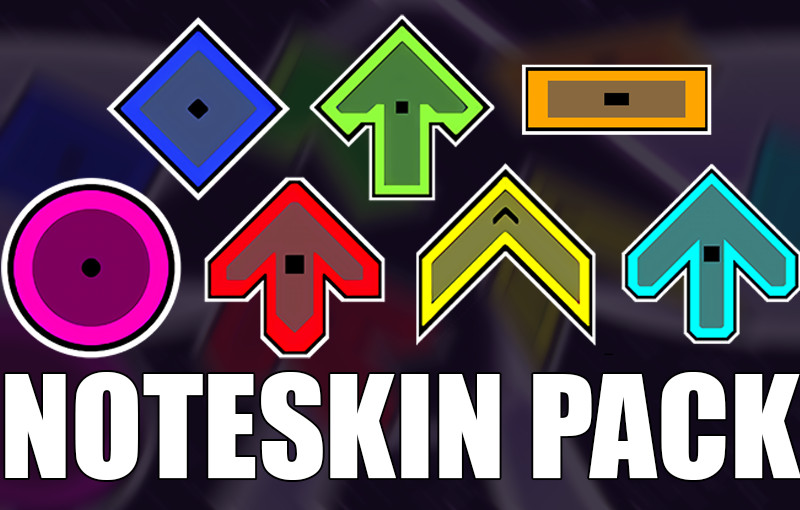 DivideByZero Style Noteskin PACK Mod for Friday Night Funkin' | FNF Mods
