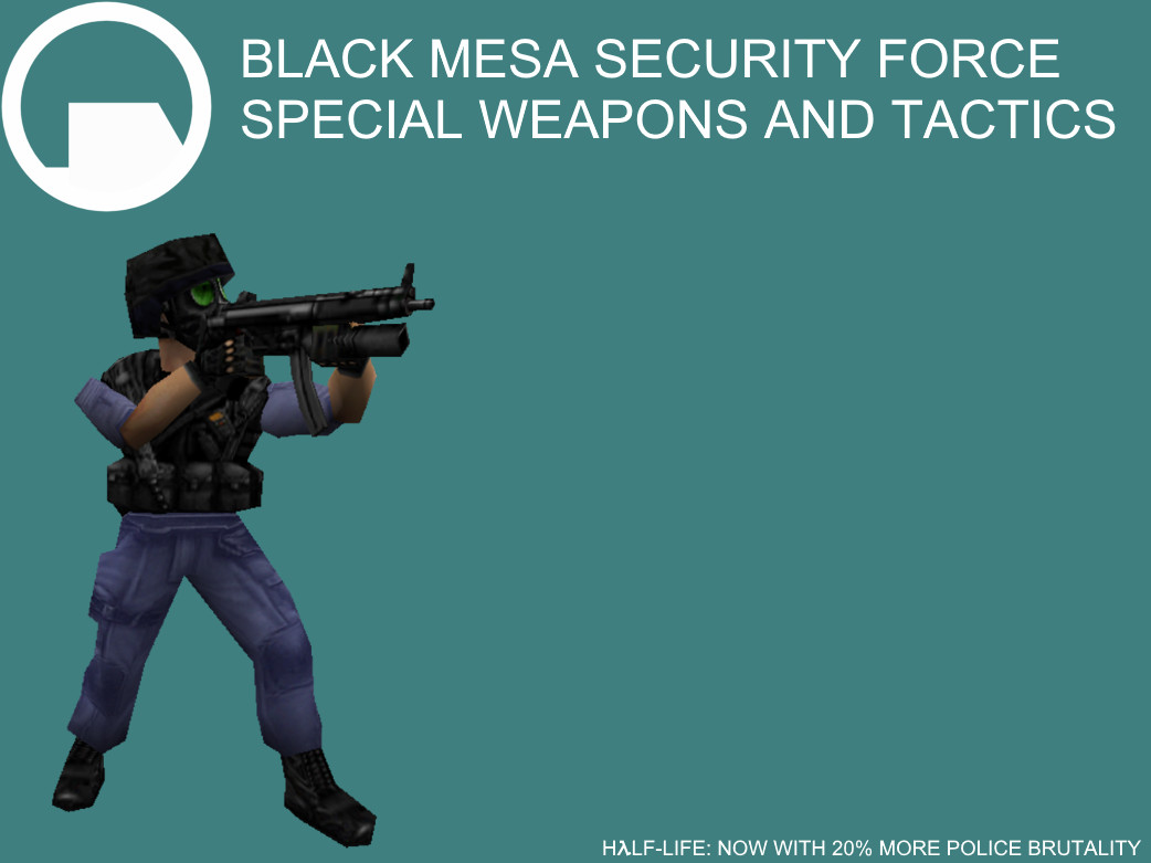 Cipher's Black Mesa SWAT Team Mod for Half-Life | HL Mods