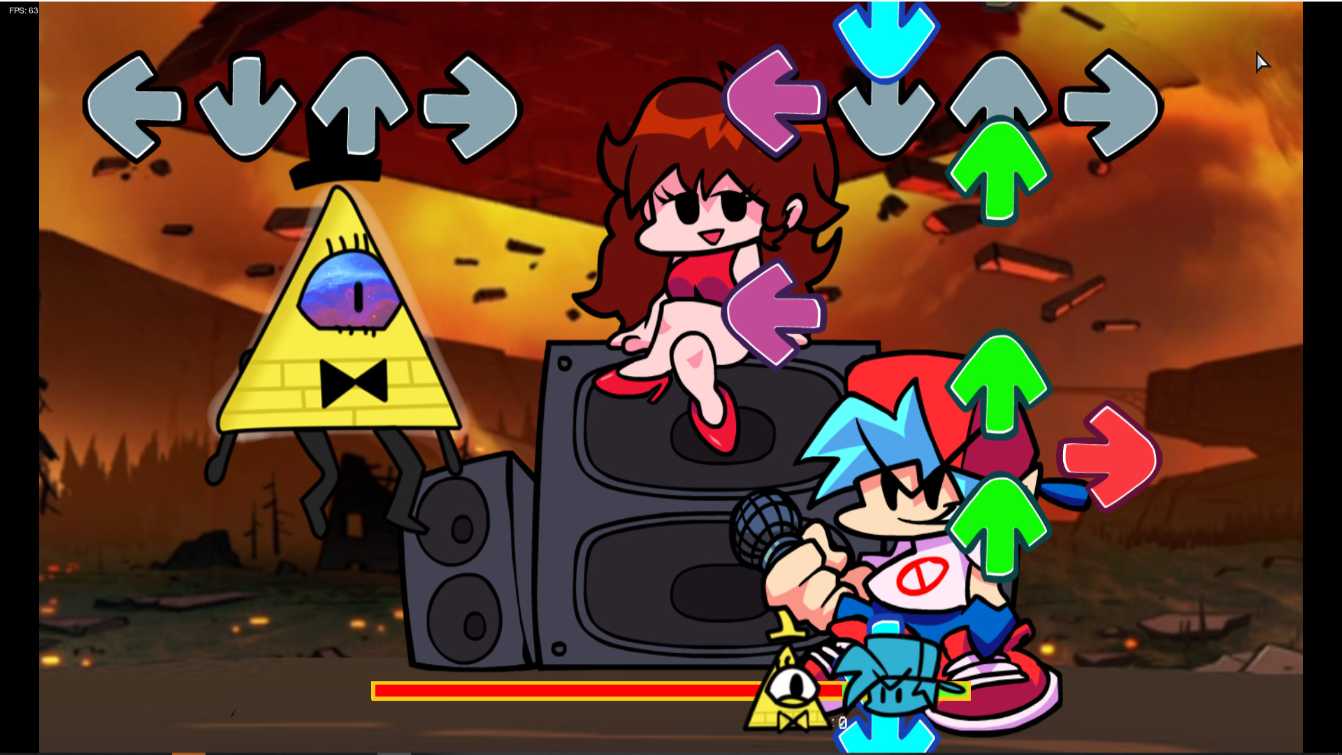 vs bill cipher Mod for Friday Night Funkin' | FNF Mods