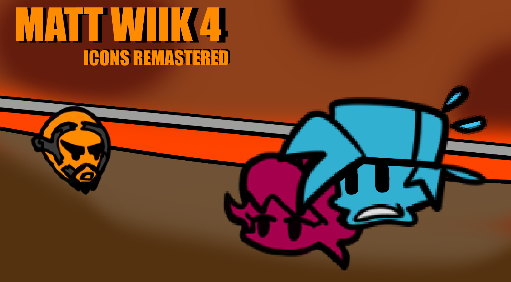 Matt Wiik 4 Remastered Icons Mod for Friday Night Funkin' | FNF Mods