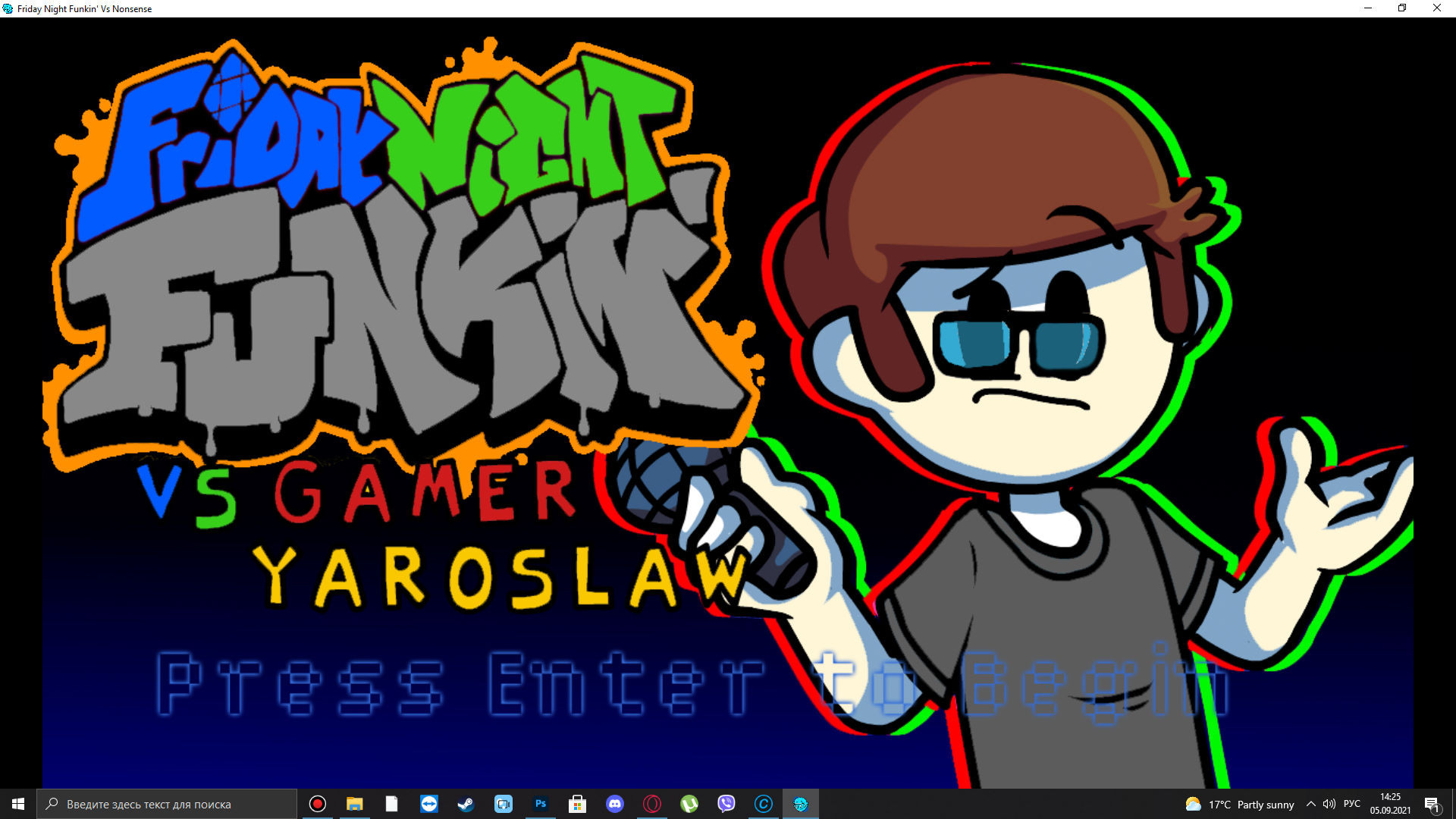 VS Gamer Yaroslaw (Alpha Test)(RU) Mod for Friday Night Funkin' | FNF Mods