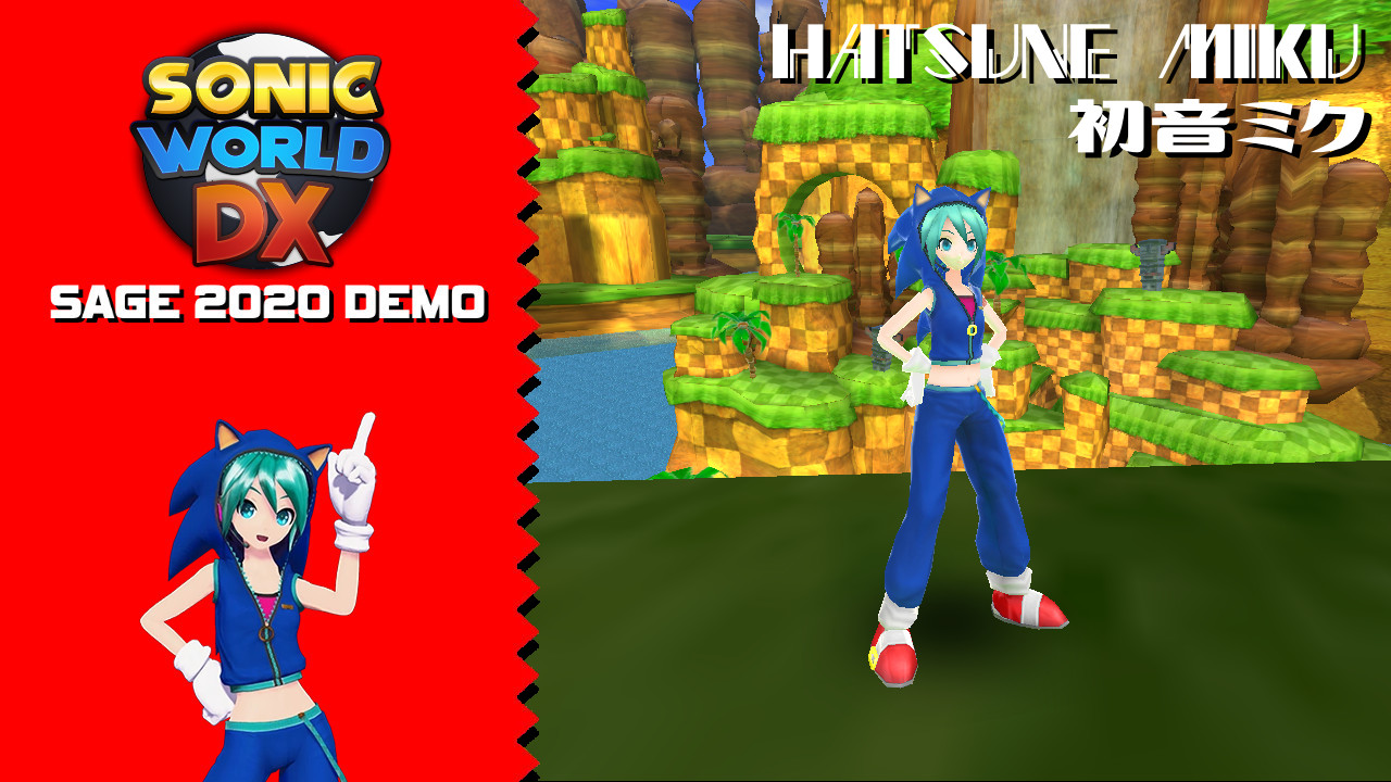 Hatsune Miku [Sonic World DX] [Mods]
