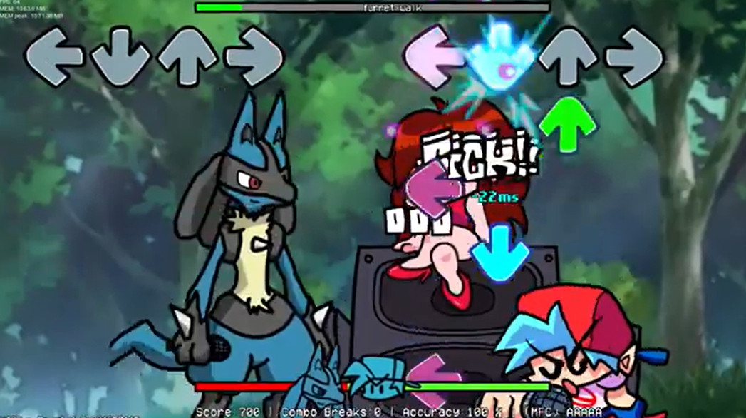 Vs Lucario (BIG UPDATE) Mod for Friday Night Funkin' | FNF Mods