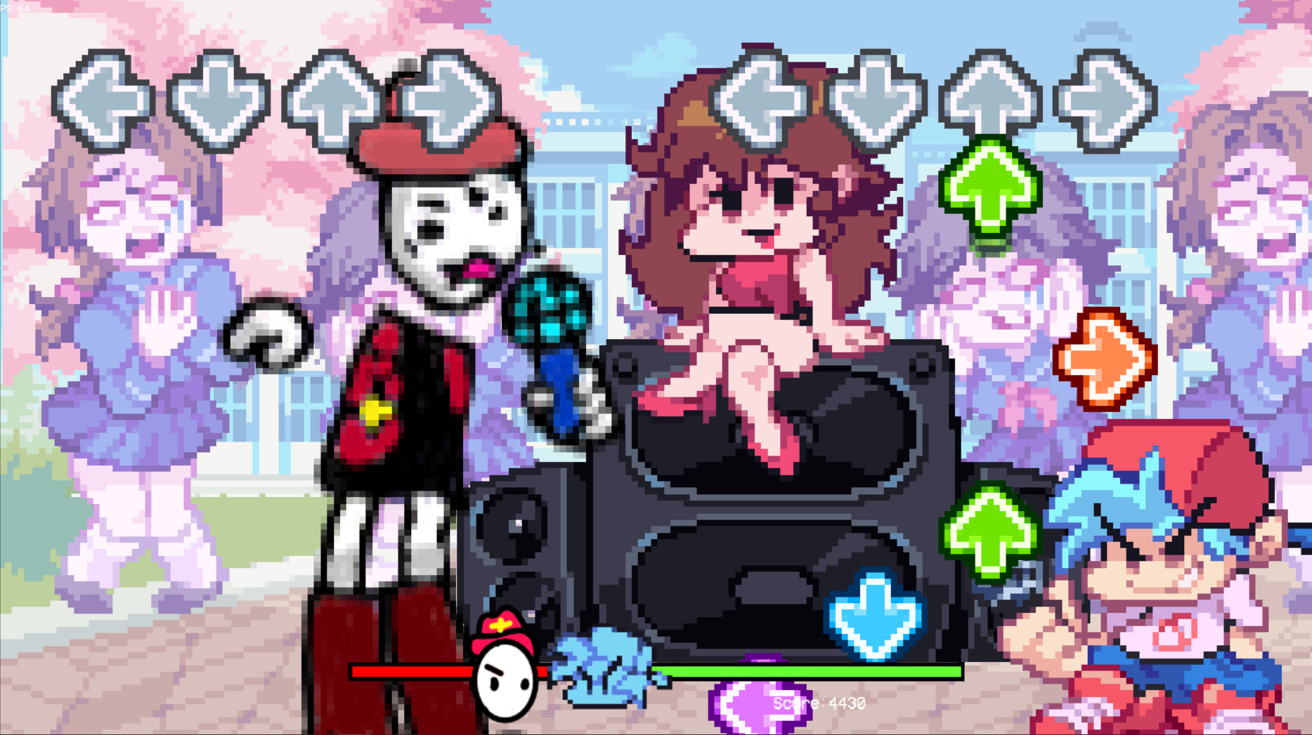 EGG over senpai v.2 Mod for Friday Night Funkin' | FNF Mods