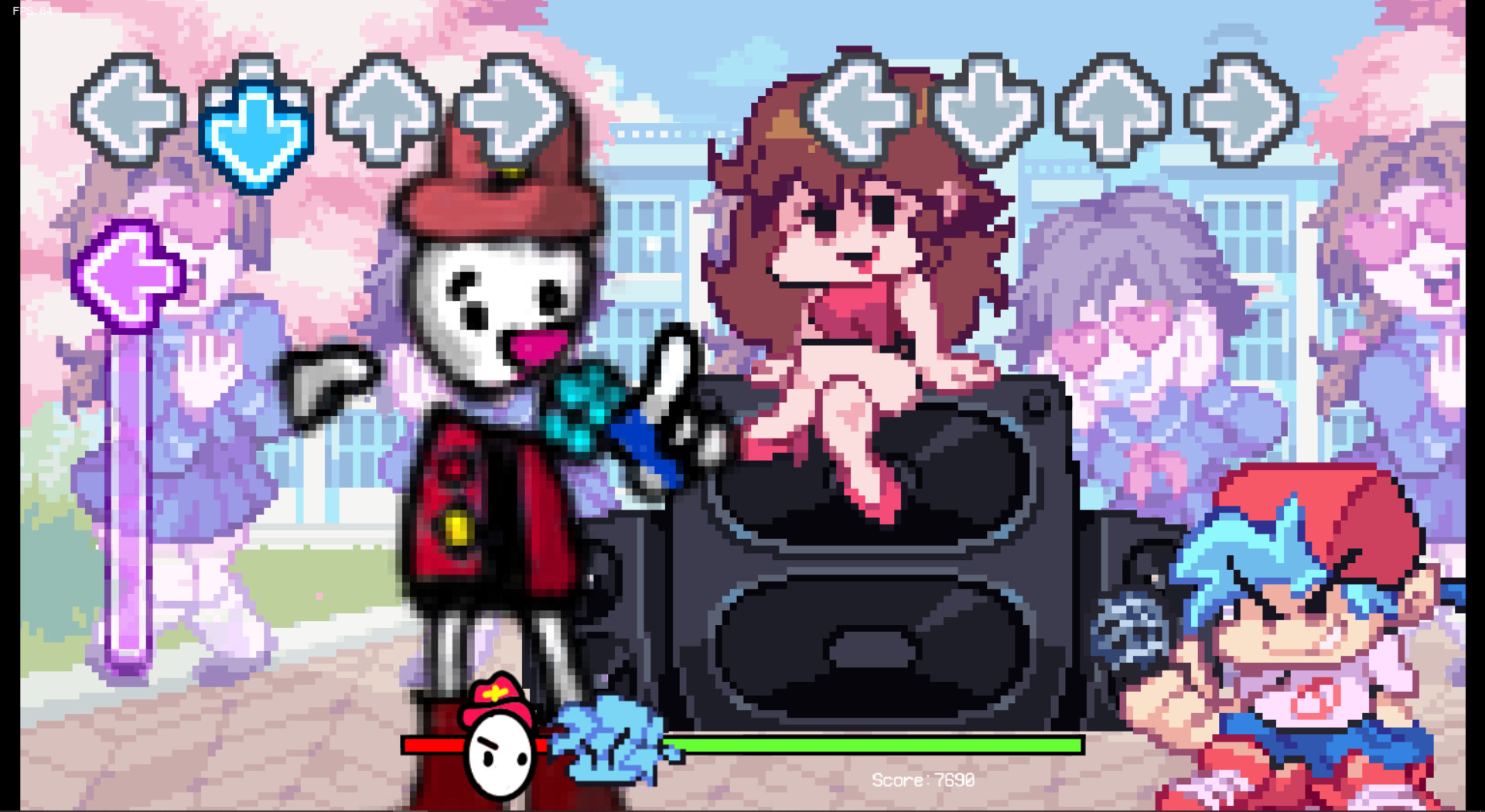 EGG over senpai v.2 Mod for Friday Night Funkin' | FNF Mods