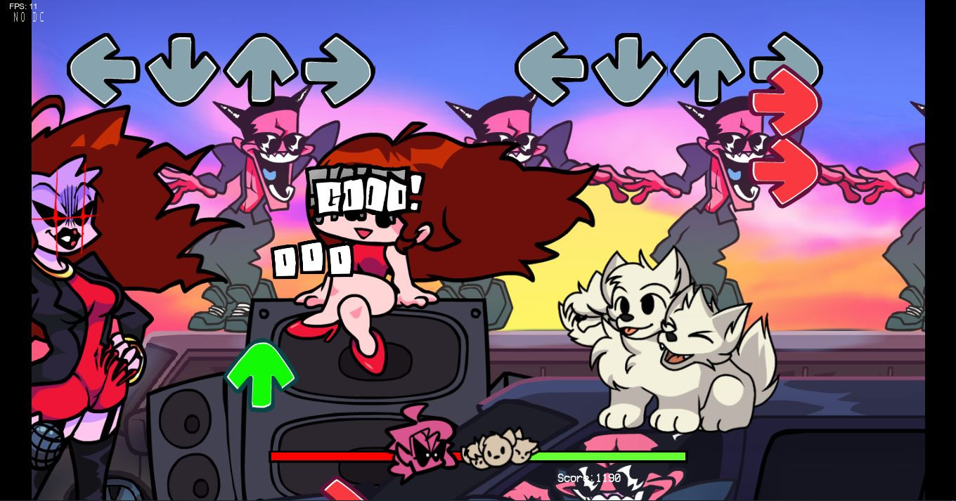 Cerberus BF Reskin Mod Mod for Friday Night Funkin' | FNF Mods