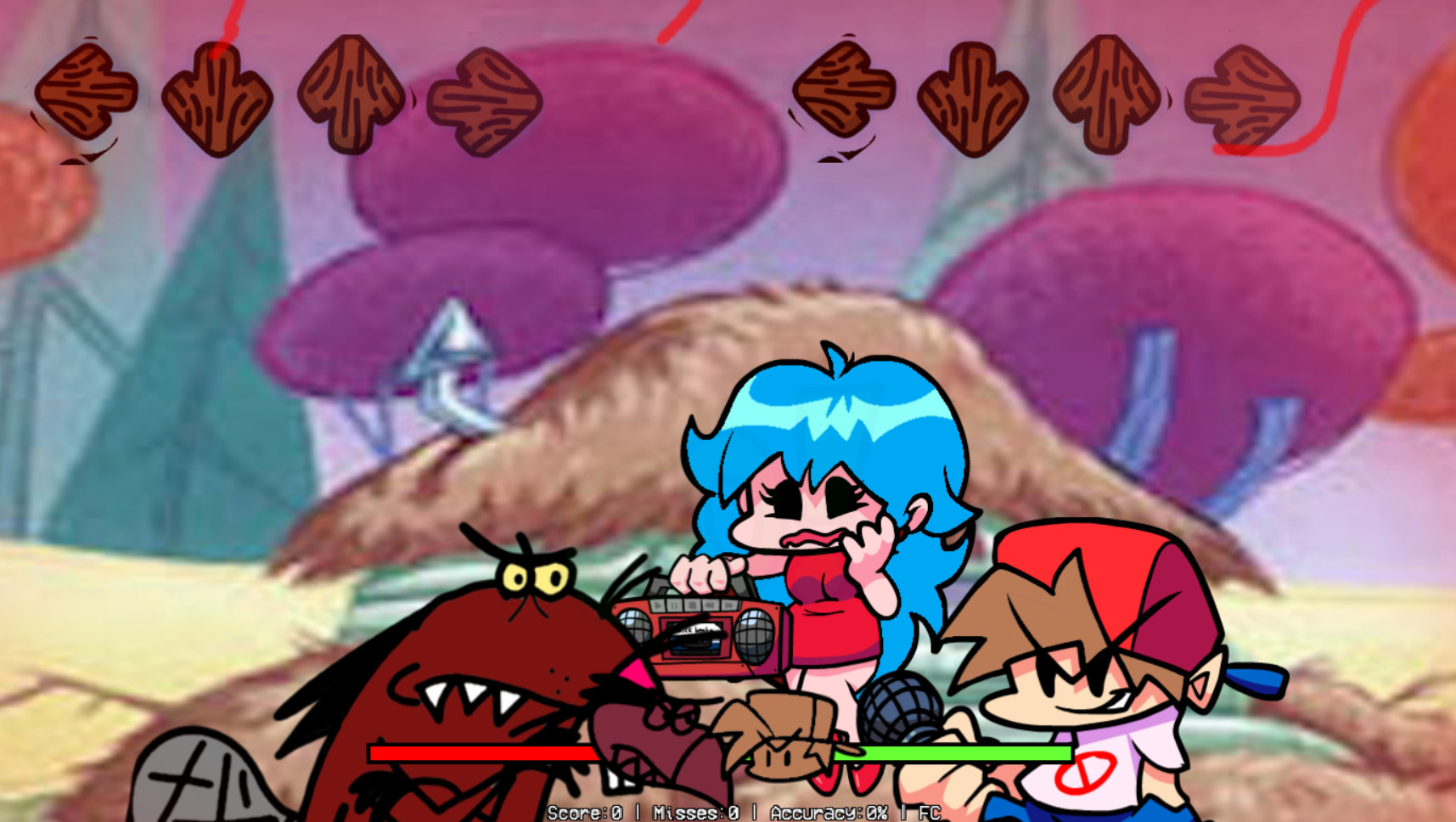 Friday Night Funkin Angry Beavers Over Whitty Mod for Friday Night ...